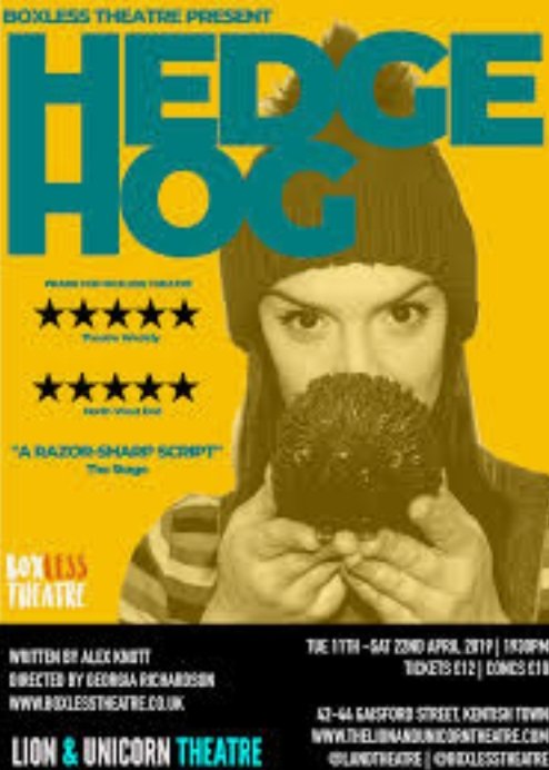 Hedgehog by Alexander Knott – Theatre, Films and Art reviews